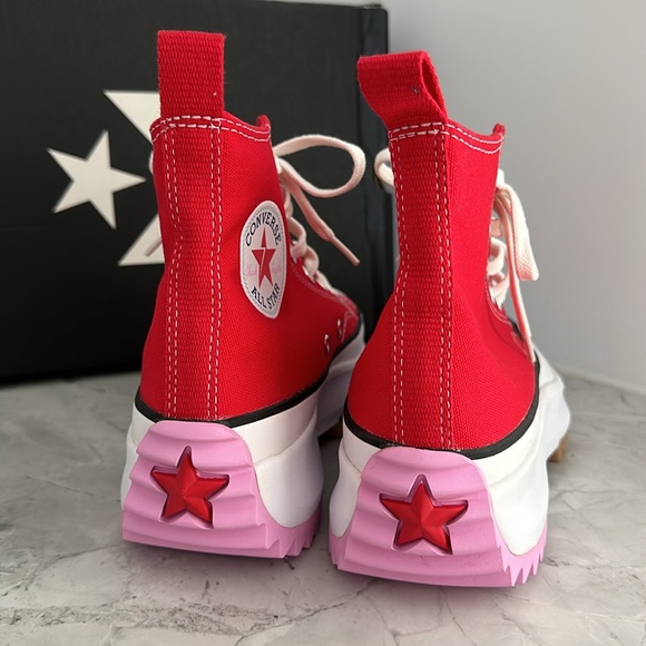 Converse | Shoes | Converse Run Star Hike Sneakers Red W Pink New First ...